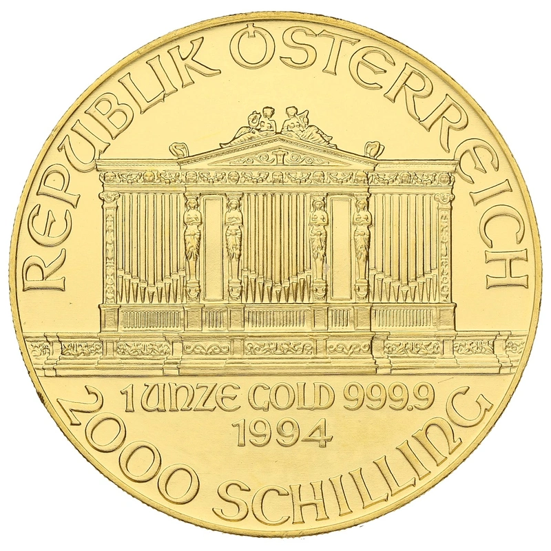 1994 1oz Austrian Gold Philharmonic Coin - 3 085