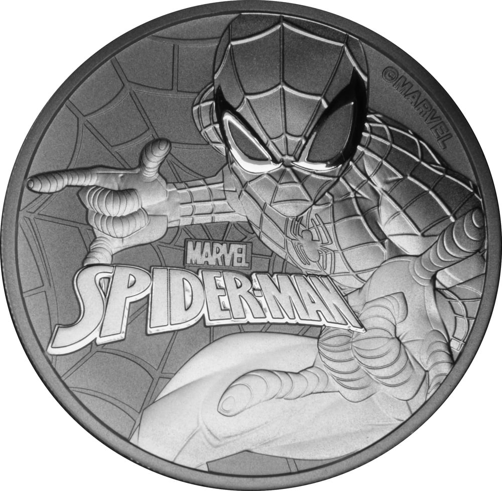 2017 Spiderman 1oz Silver Coin - 25,94